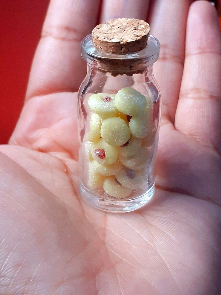 Pote grande de biscoito amanteigados para Barbie