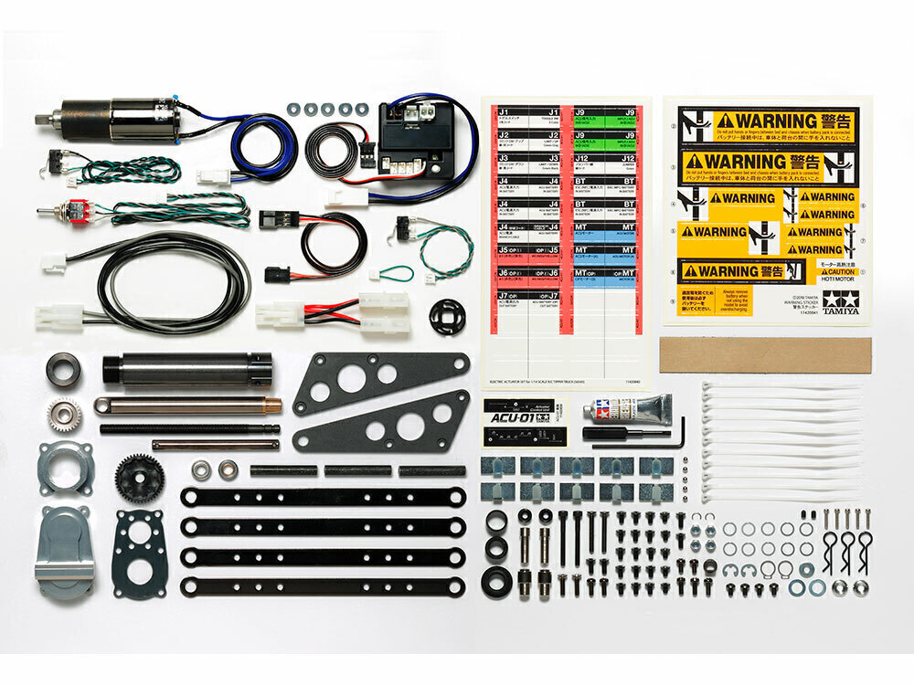 1/14 Conjunto de atuador elétrico para caminhão basculante R/C