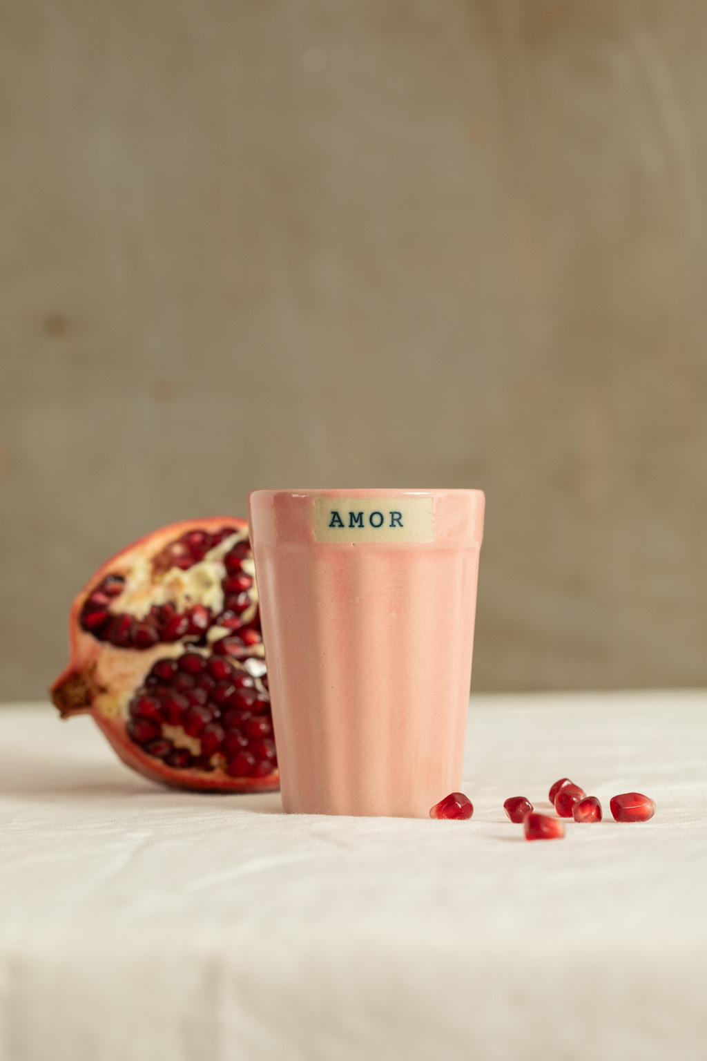 Kit 4 Copos Rosa e Terra - CURA natureza - Atelier Mor