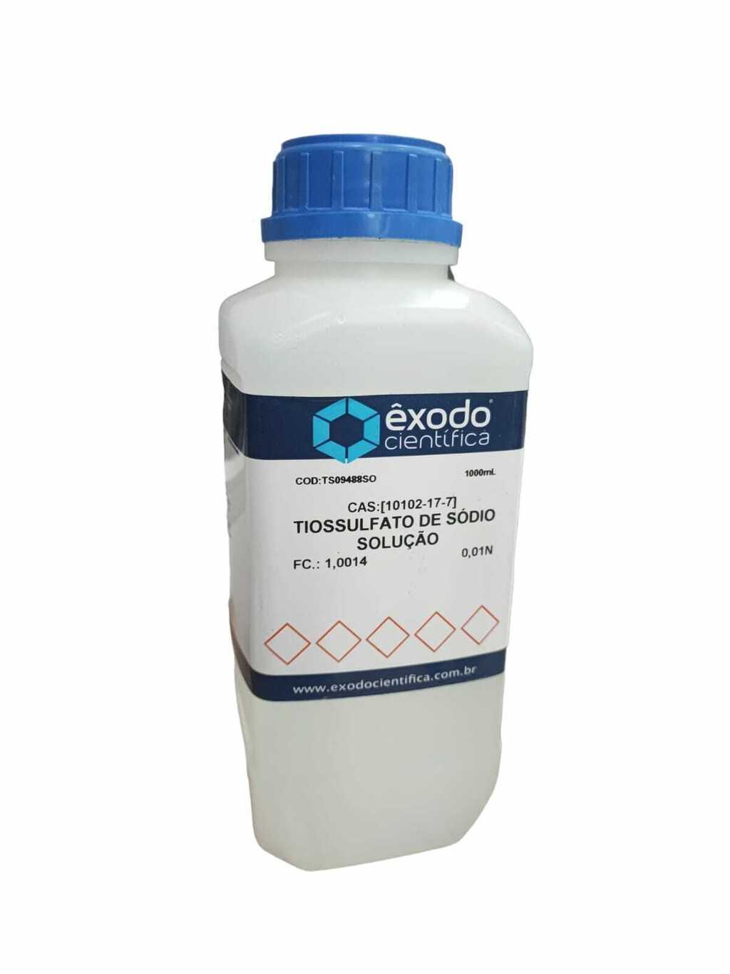 TIOSSULFATO DE SODIO SOL.0,01N(M) 1L - ArtQuímica
