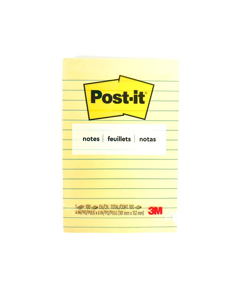 Notas Rayadas Post-it Grandes