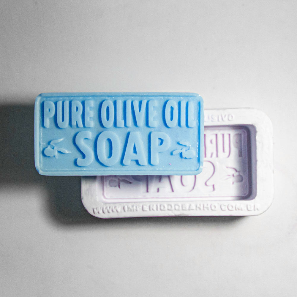Molde de Silicone Pure Olive Oil Soap Ib-130 - IBmoldes