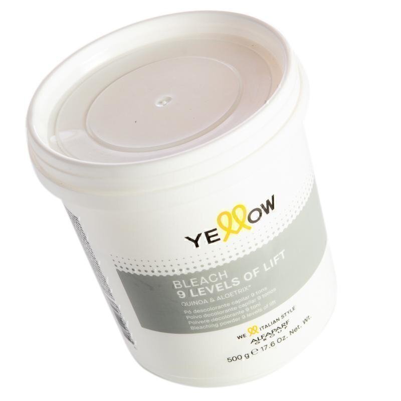 Polvo Decolorante Yellow By Alfaparf ¡aclara Hasta 9 Tonos!