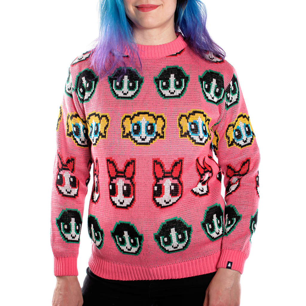 Cartoon Network Superpoderosas Bellota Corazón Sweater