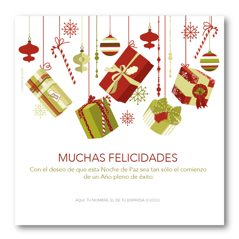 Regalos Box - Tarjetas para Navidad y Fin de Año