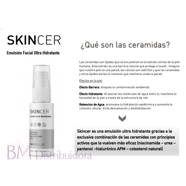 SkinCer Emulsion Facial Ultra Hidratante Ceramidas Biobellus