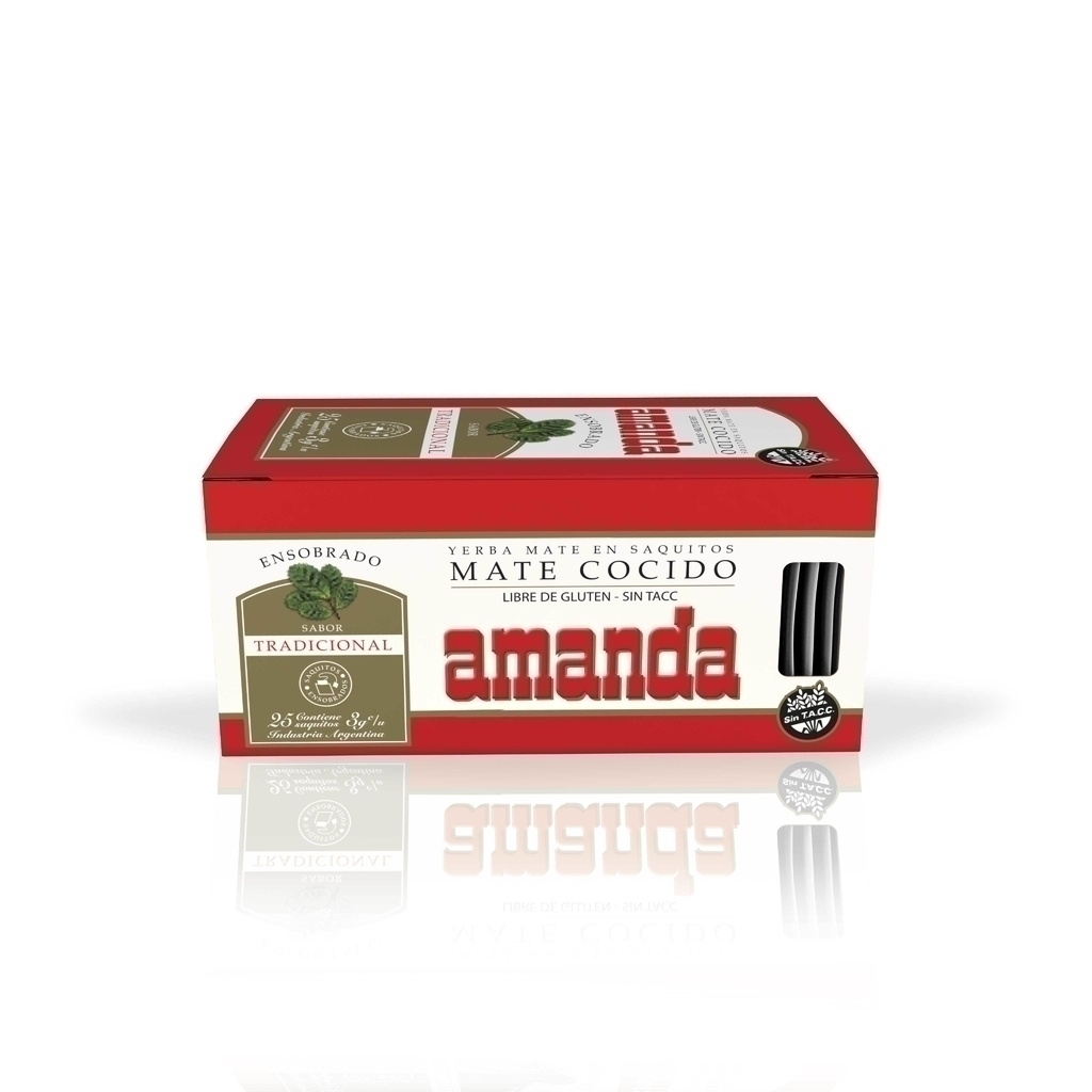Mate Cocido Amanda Tradicional- 25 saquitos