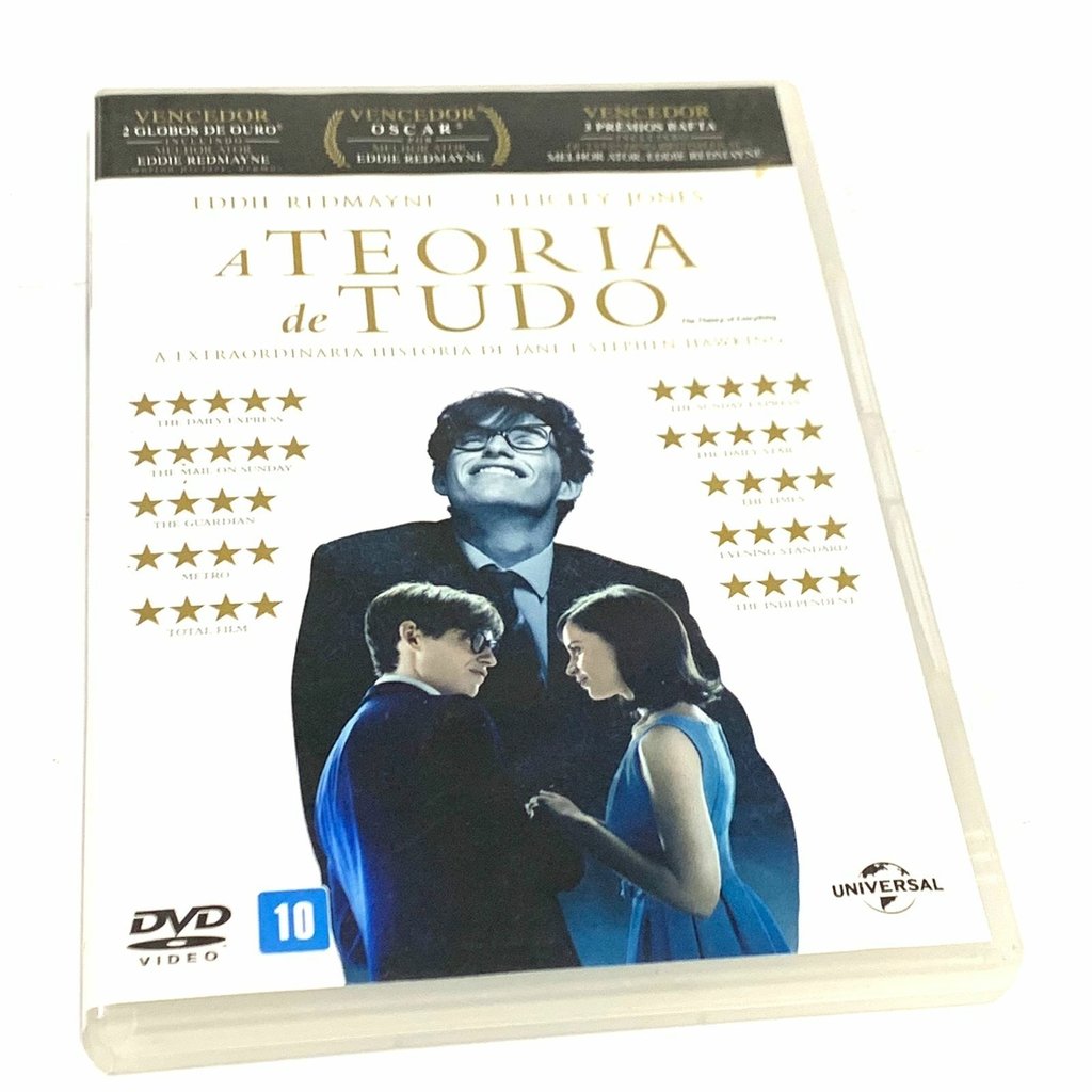 DVD A TEORIA DE TUDO - A EXTRAORDINÁRIA HISTÓRIA