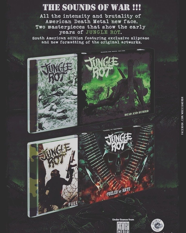 CD JUNGLE ROT - Dead and Buried (south america slipcase edition ...