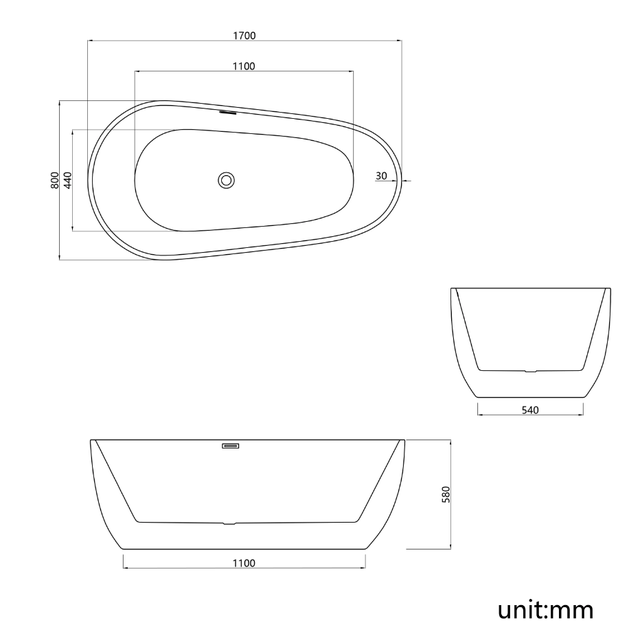 Tina Akor Negro Mate y brillo con FS002 Dorado