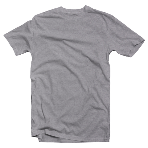 Remera Unisex Gris Melange para personalizar