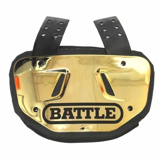 Back Plate Battle Cromado Oro