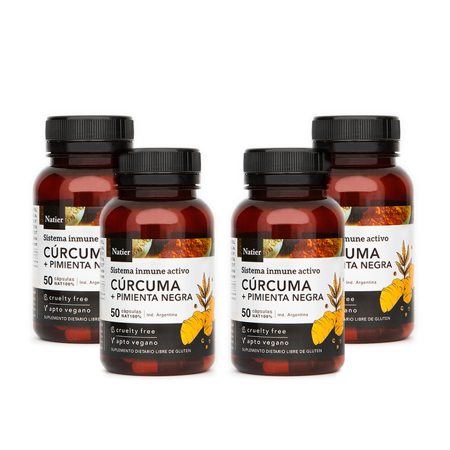 Pack Cúrcuma + Pimienta - 4 Unidades.