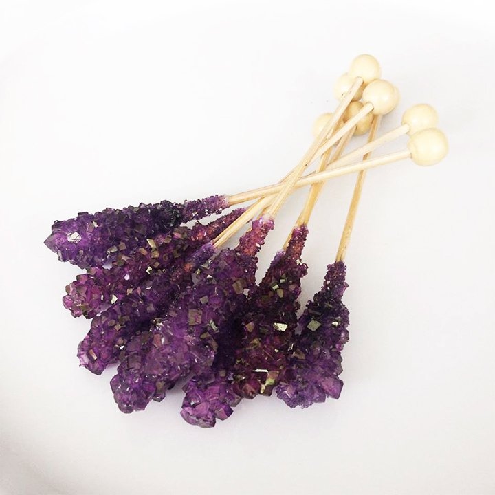 Rock Candy Morado Oscuro. Paquete x 8 unidades.