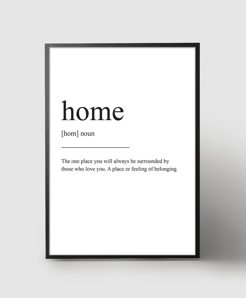 Cuadro Home Definition - Comprar en Marnie Arte