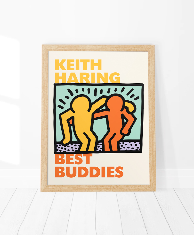 Cuadro Keith Haring Best Buddies - Marnie Arte
