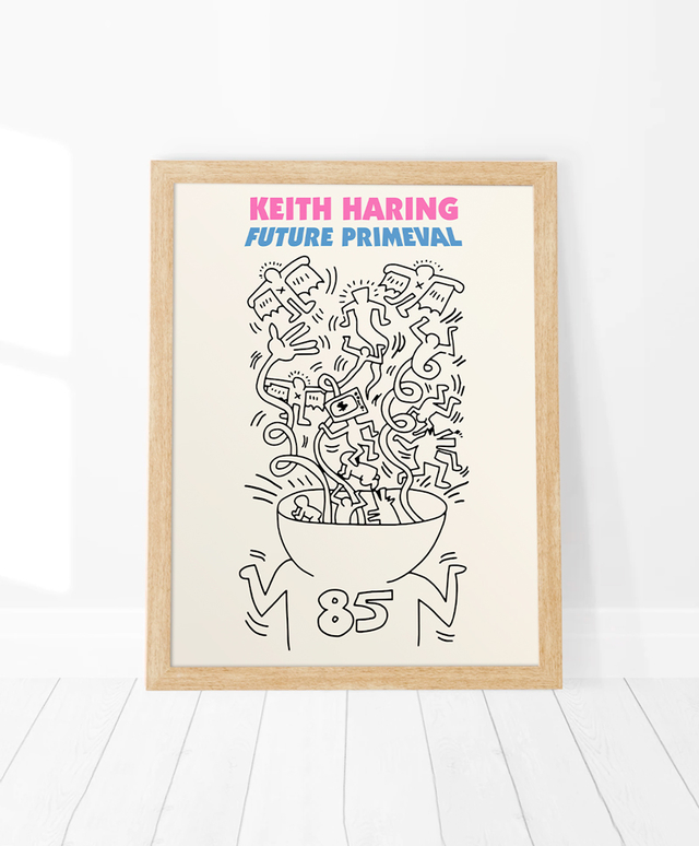 Cuadro Keith Haring Future Primeval - Marnie Arte
