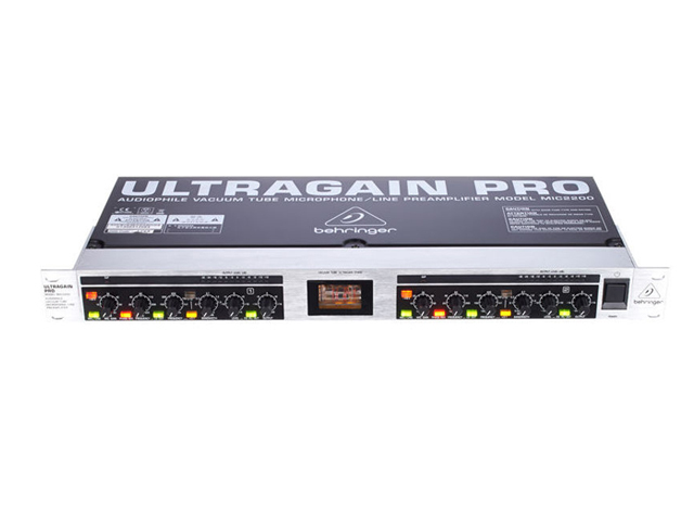 Pré-Amplificador para Microfone Behringer Ultragain Pro MIC2200
