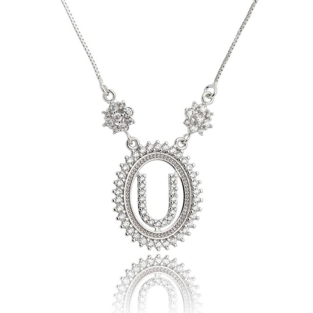 Colares de Inicial - Modelos Clássicos e com Zircônias | Lua Mia Joias