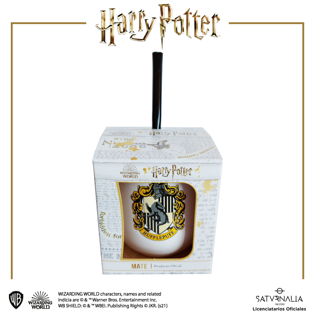 Mate cerámica escudo de Hufflepuff - HARRY POTTER OFICIAL