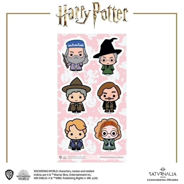 Stickers Vinílicos Profesores Chibis - HARRY POTTER™ OFICIAL