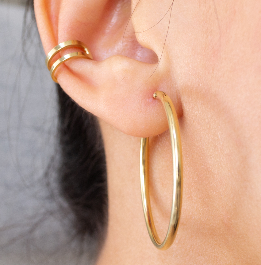 Candongas de oro Grandes - Accesorios Retro