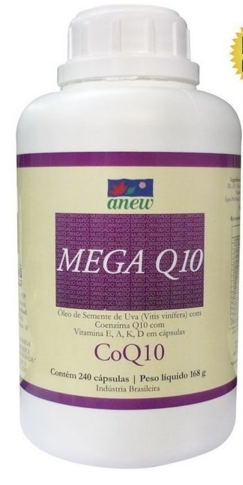 Mega Q10 240 Capsulas Anew Coenzima Q10