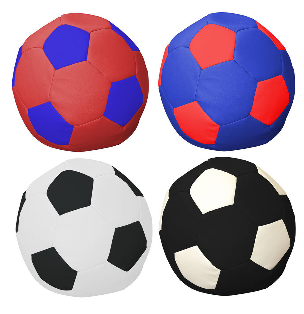 PUFF BALON LONA GRANDE - NEGRO