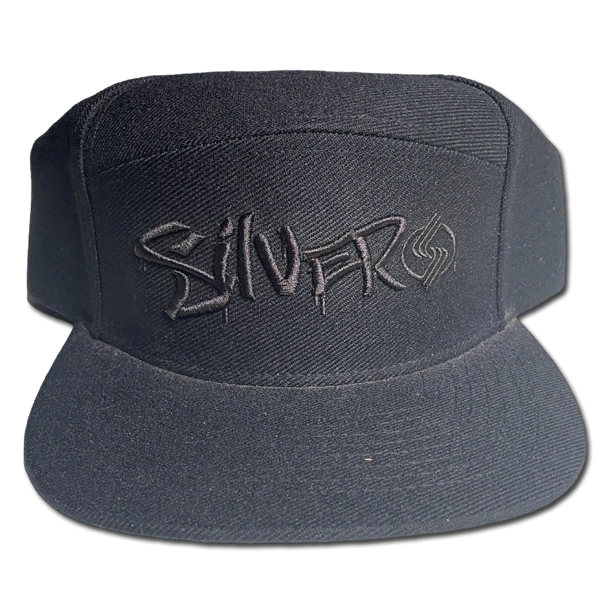 Boné Silver 6panel All Black - CB SKATE SHOP