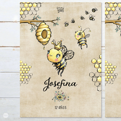 Kit imprimible abejas bee flores panal tukit - TuKit