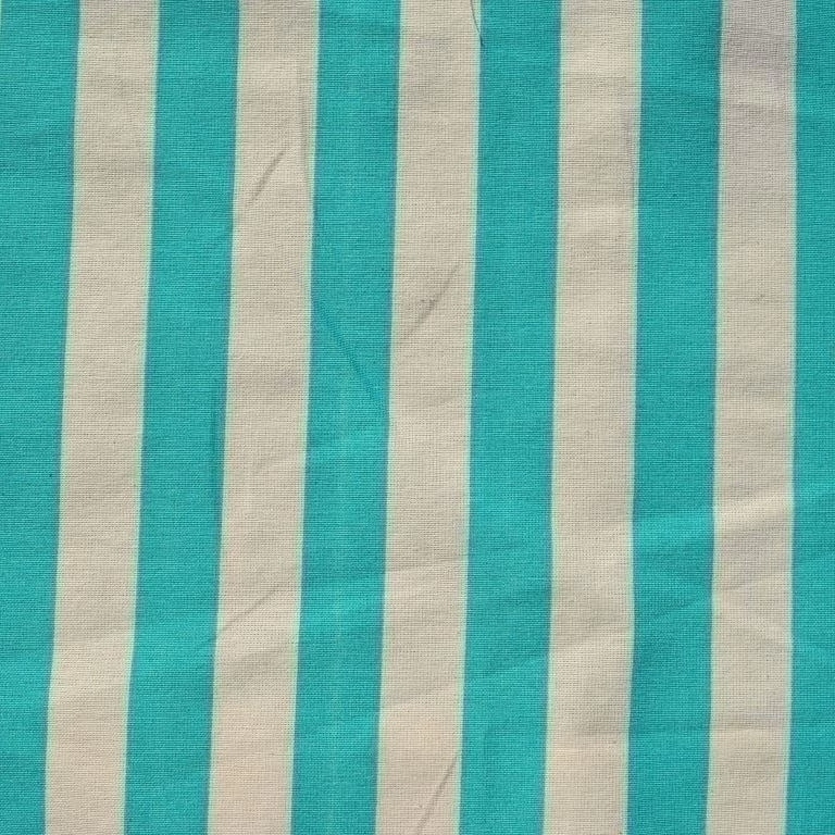Tela Brin Rayas Turquesa 101 - Trapitos.com.ar