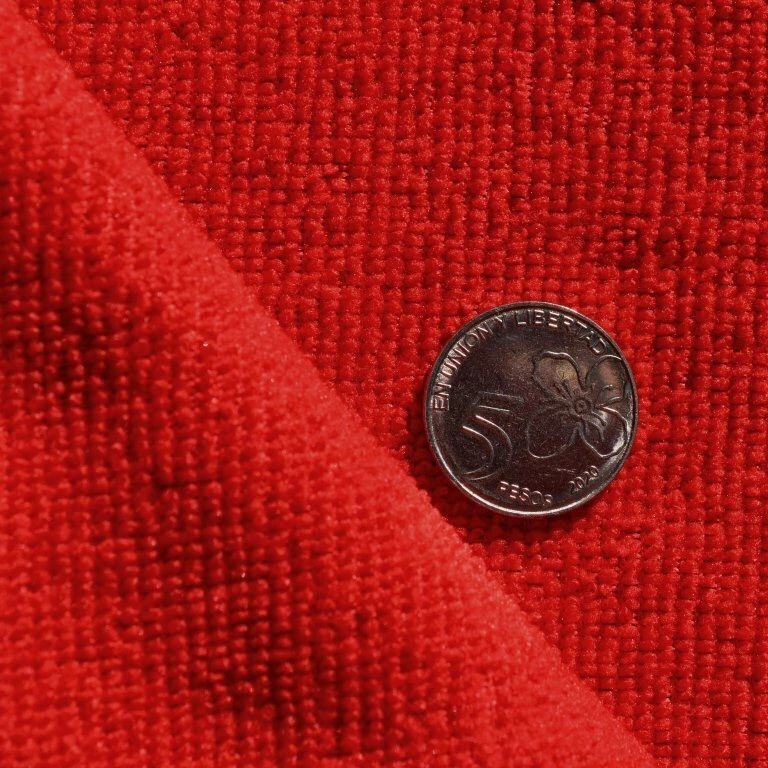 Tela Toalla Microfibra Rojo - Trapitos.com.ar