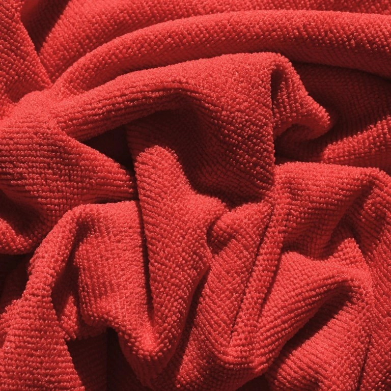 Tela Toalla Microfibra Rojo - Trapitos.com.ar