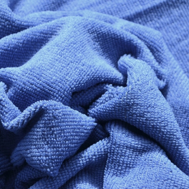 Tela Toalla Microfibra Azul Francia - Trapitos.com.ar