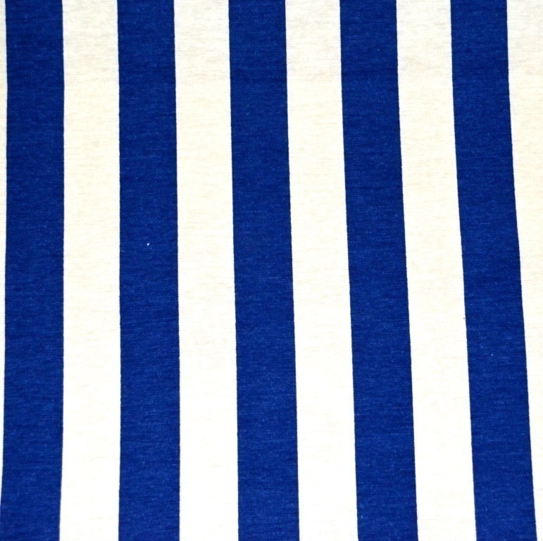 Lona Rayas Azul - Venta de Telas por Metro