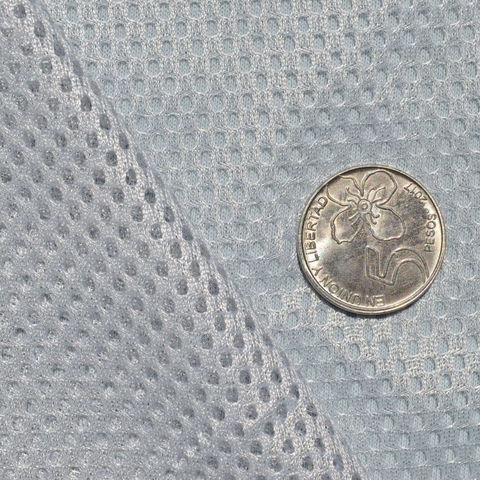 Tela Red Poliamida Gris Claro - Trapitos.com.ar