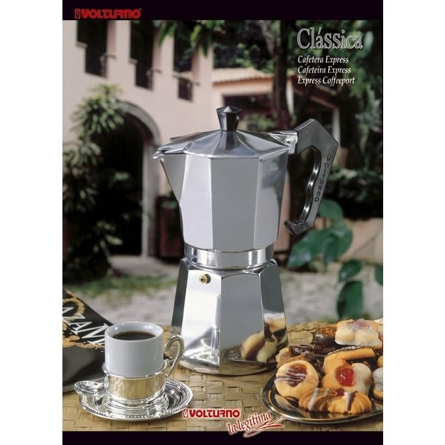 Cafetera 6 Pocillos Volturno - Comprar en Tienda Pepino