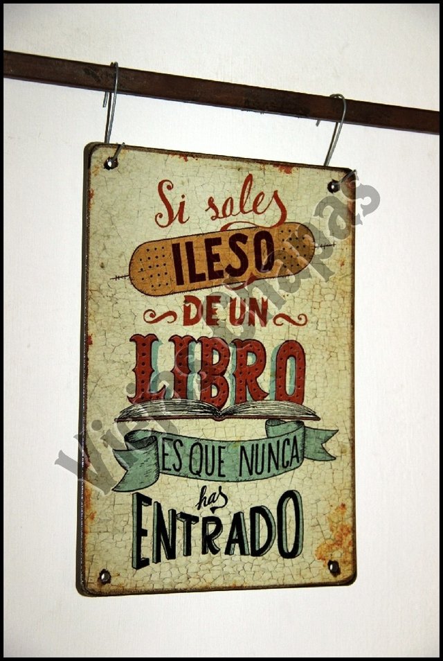 FR-080 SI SALES ILESO DE UN LIBRO