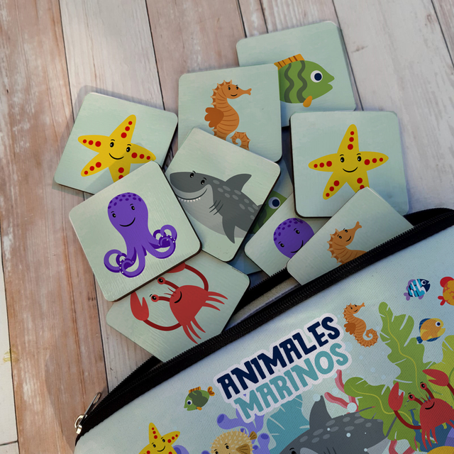 JUEGO DE MEMORIA - Animales Marinos