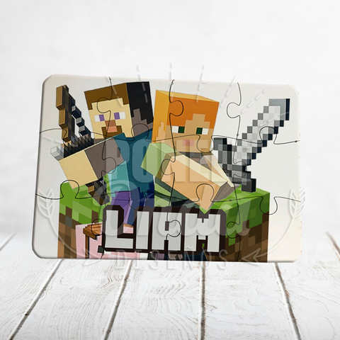 ROMPECABEZAS - Minecraft - Ponele Onda Diseños