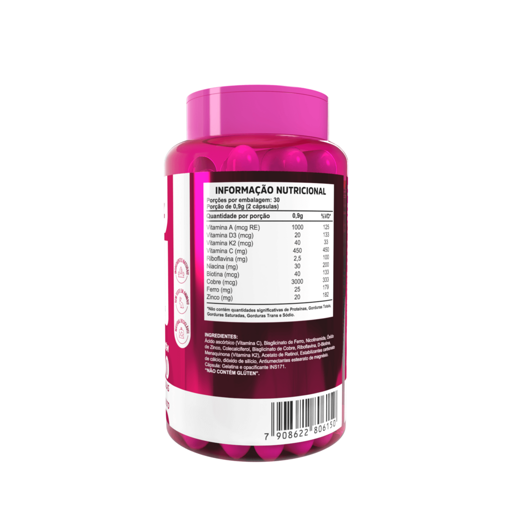 CICAPS SUPLEMENTAÇÃO PARA CICATRIZAÇÃO 300 CAPS. KELOGEL