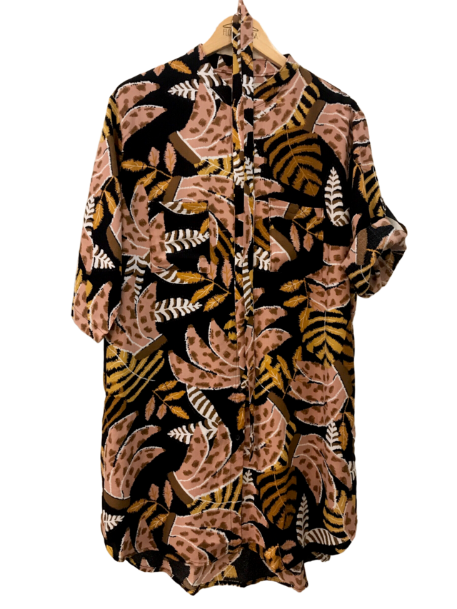 KIMONO PLUMAS BROWN - Comprar en Flor de Camisa