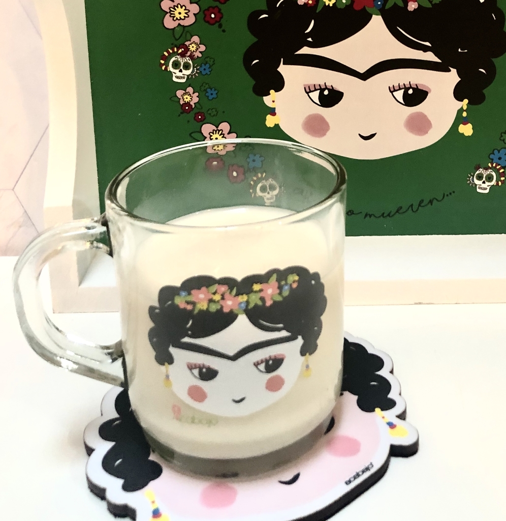 Taza Vidrio Templado Frida - Acabajo Tienda online