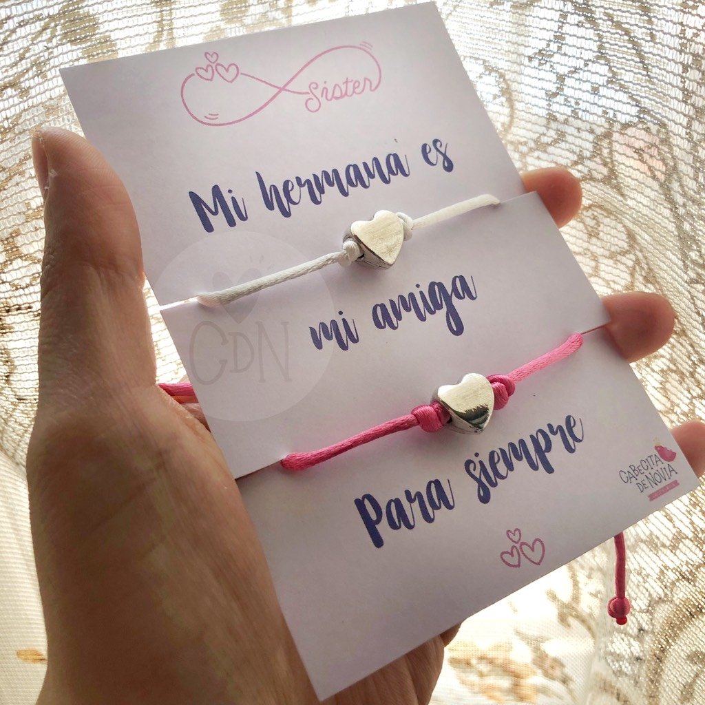 Pulseras para compartir entre hermanas o amigas Pulseras para compartir entre hermanas o amigas