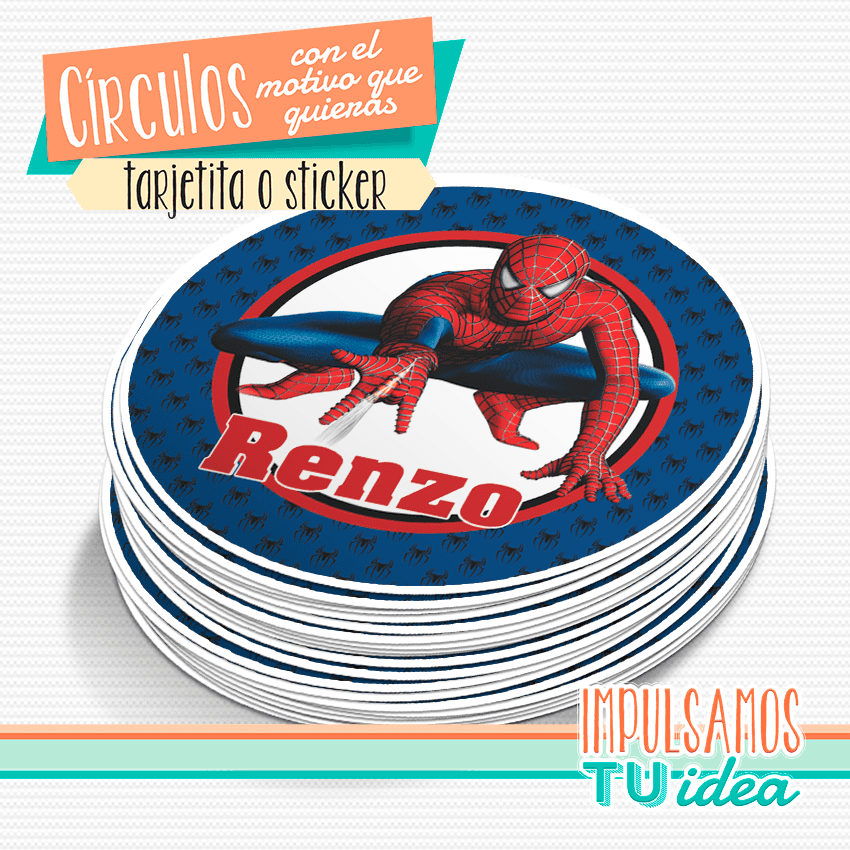 Spiderman - Círculo multiuso para imprimir