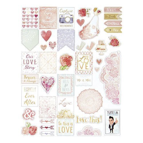 Stickers con motivos de Boda David Tutera Sizzix