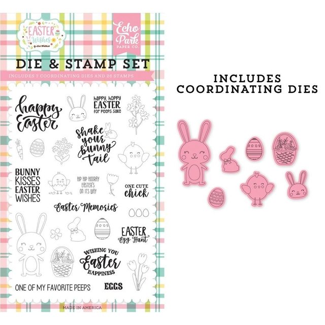 Kit de Troqueladoras y Sellos Easter Memories Echo Park Paper