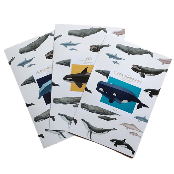 Ballena Jorobada Tipo Origami Papercraft Animales 3d Armar