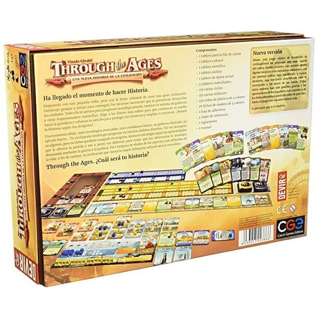 Through The Ages Devir Juego Mesa Historia De La Humanidad