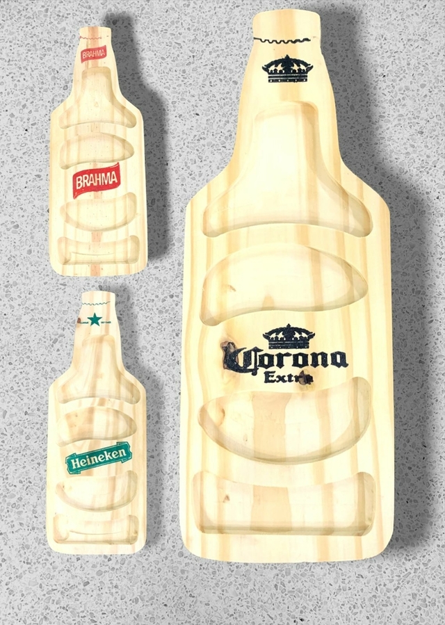 TABLA PICADA CON DIVISIONES BOTELLA - Arte & Esencias